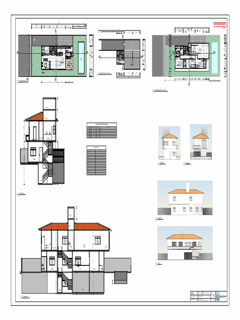 Casa Da - Folha - Pb-01 - Planta Baixa - Layout | PDF