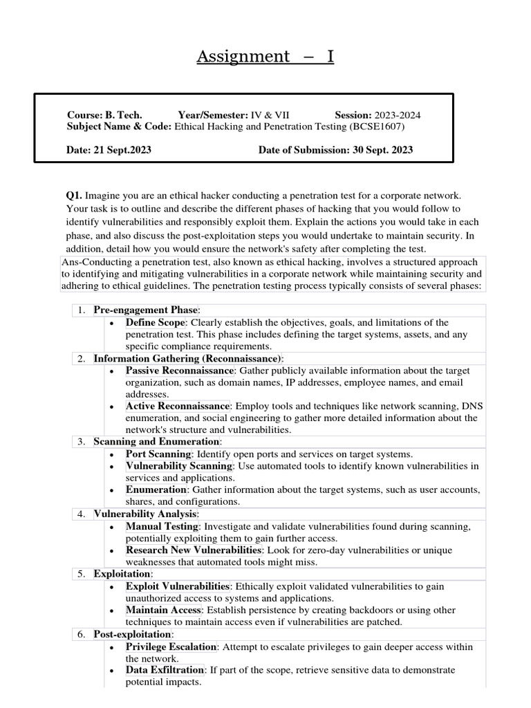 Assignment CSF | PDF | Http Cookie | Security Hacker