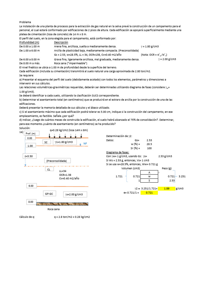 Problema Ejemplo1 - Ex.F. | PDF | Suelo | Ingeniero civil