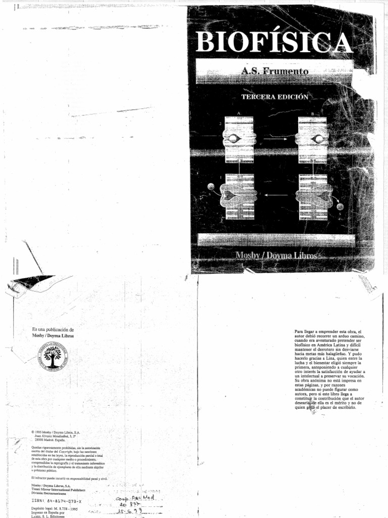 FRUMENTO BIOFÍSICA (Ed.3) | PDF