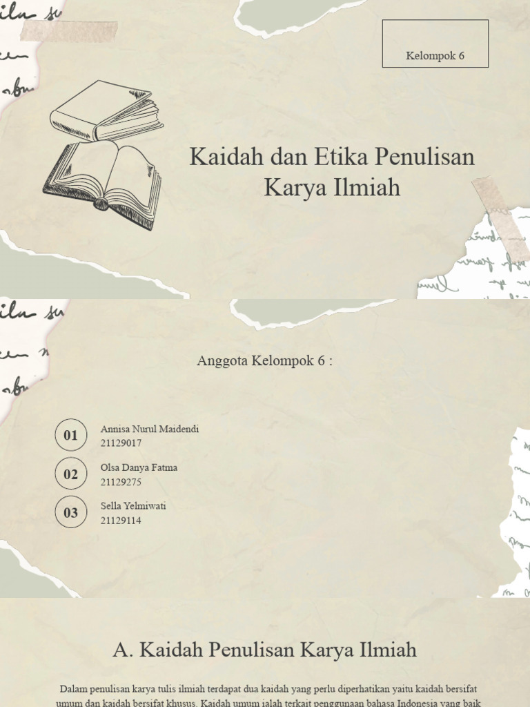 Kelompok 6 Karya Ilmiah | PDF