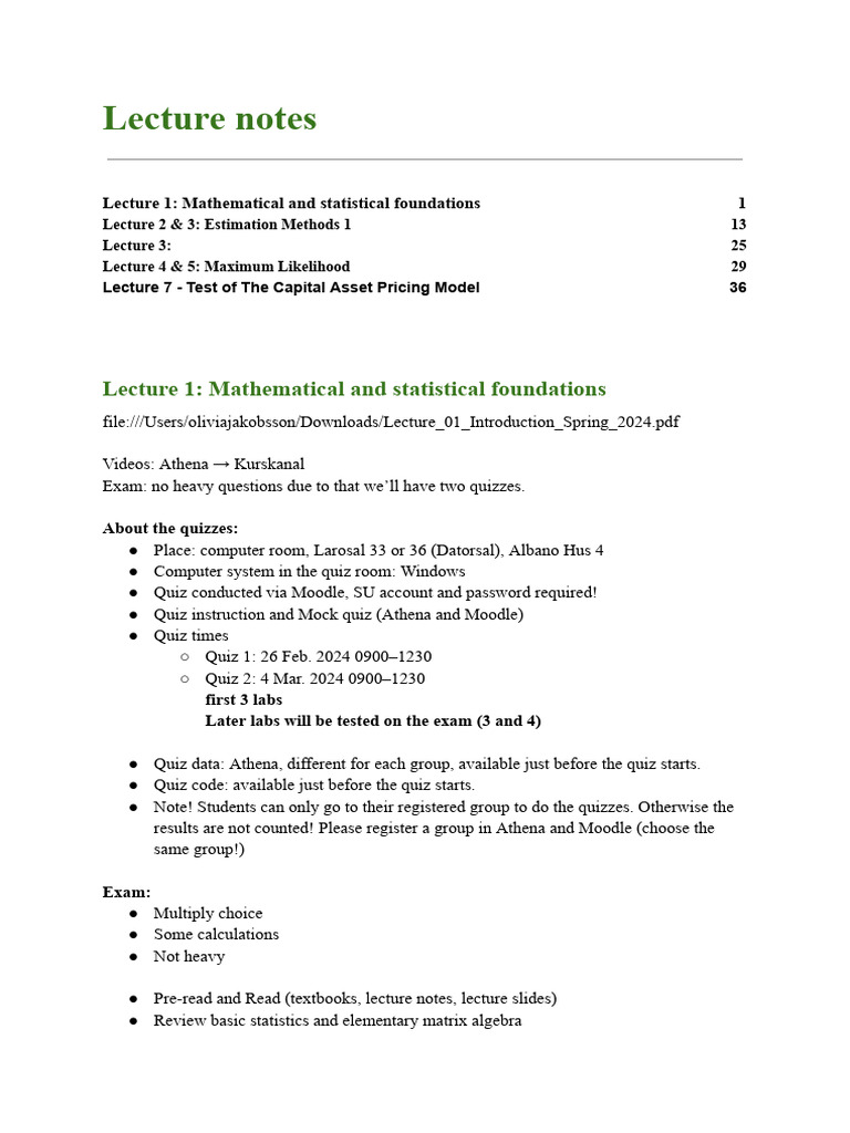 Derivative Multiplication Overview | PDF | Estimator | Ordinary Least Squares