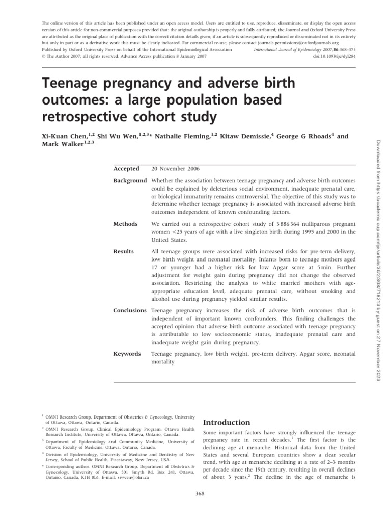 Dyl 284 | PDF | Cohort Study | Open Access