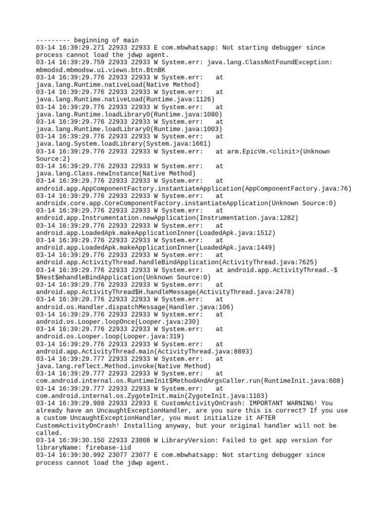 Logcat | PDF | Java (Programming Language) | Software Engineering