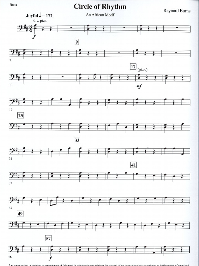 Bass - Circle of Rhythm | PDF