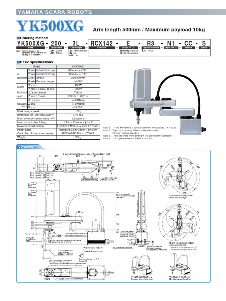 Yamaha YK500XG | PDF | Rotation | Mechanical Engineering