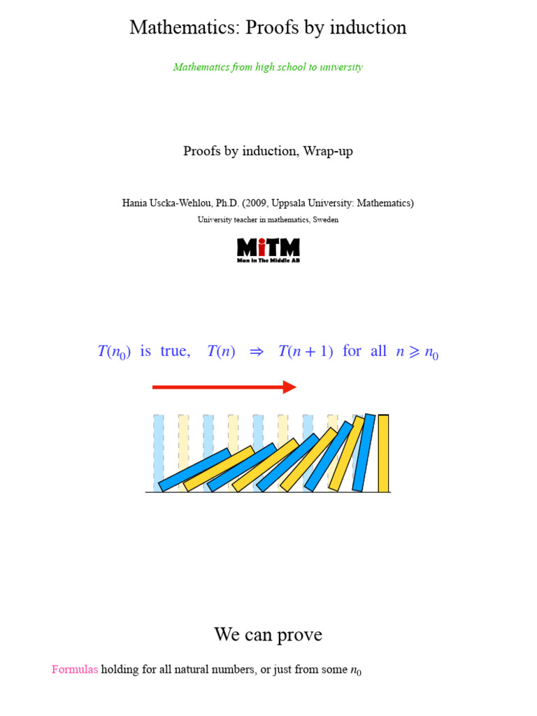 Slides+Proofs+by+induction+Wrap+up | PDF | Mathematical Proof | Theorem