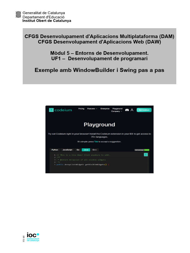 DA2 M05 Codeium | PDF