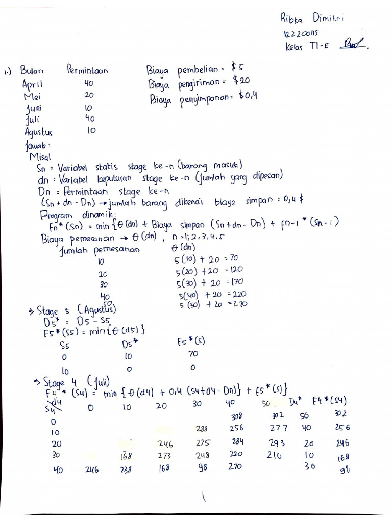 Ribka Dimitri - 122200115 - Kuis PO II | PDF