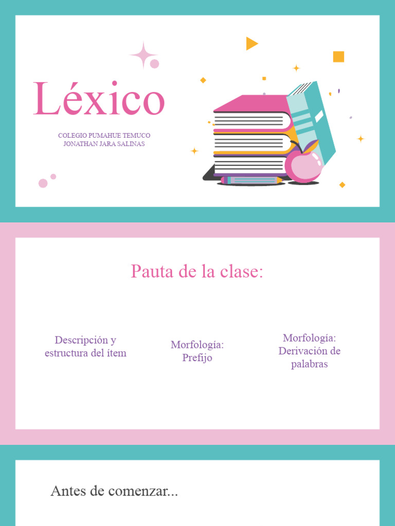 Léxico Contextual Intro | PDF | Léxico | Palabra