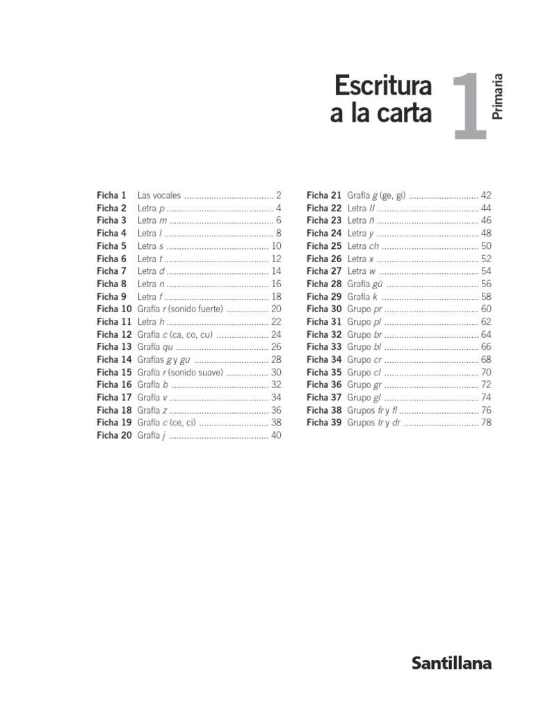 Carpeta de Escritura | PDF