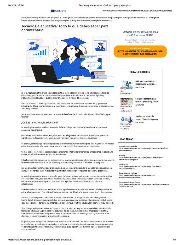 Tecnología Educativa - Qué Es, Tipos y Ejemplos Tecnología Educativa ...