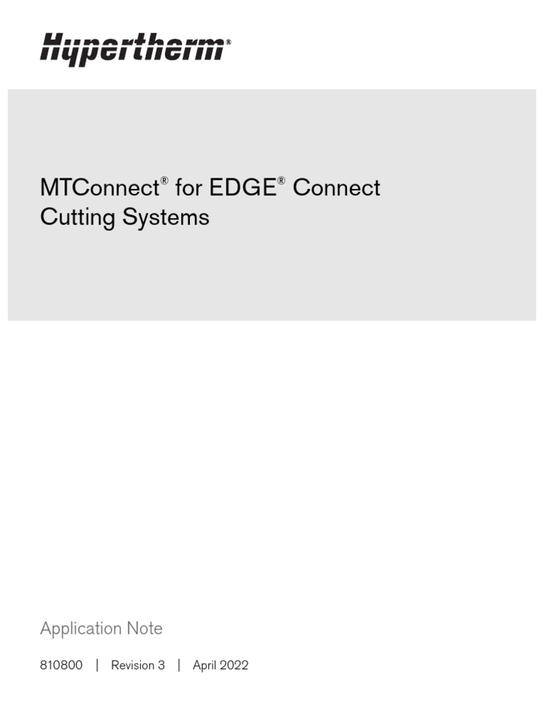 MT Connect - APPL NOTE 810800 R3 | PDF | Computer Network | World Wide Web