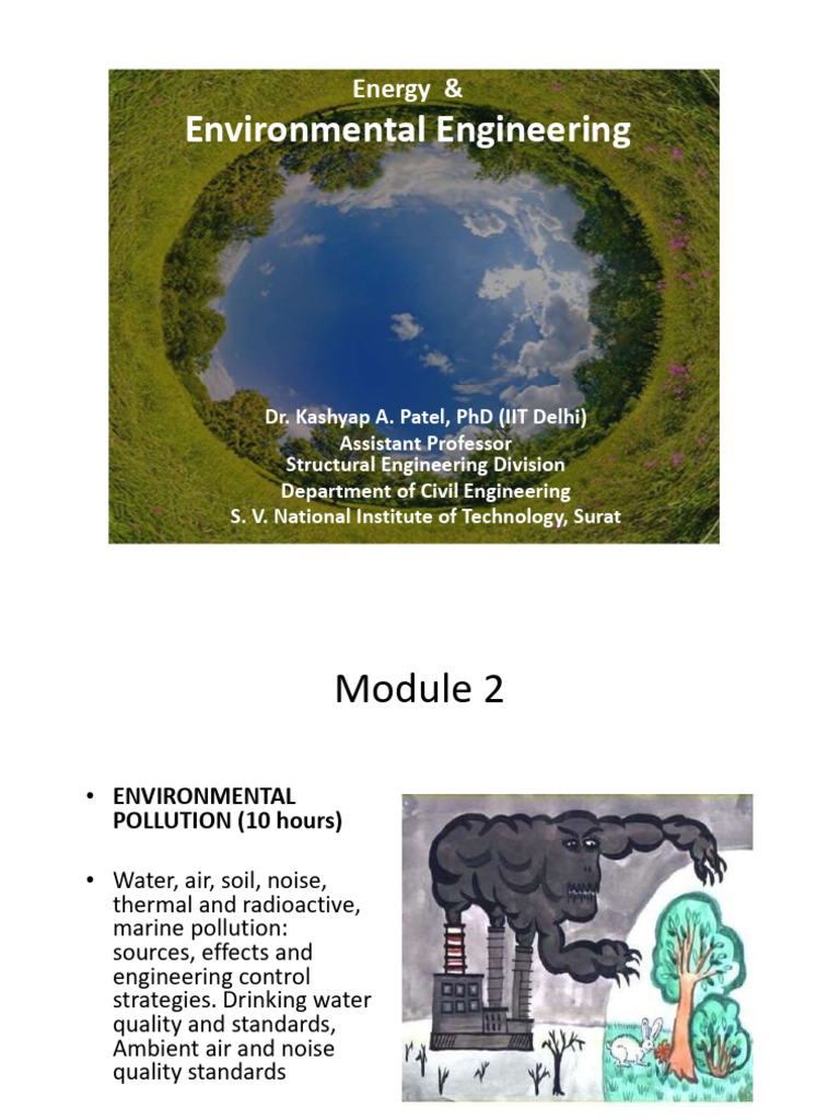 Energy and Environment - Module 2 - Water Pollution & Control - KAP ...
