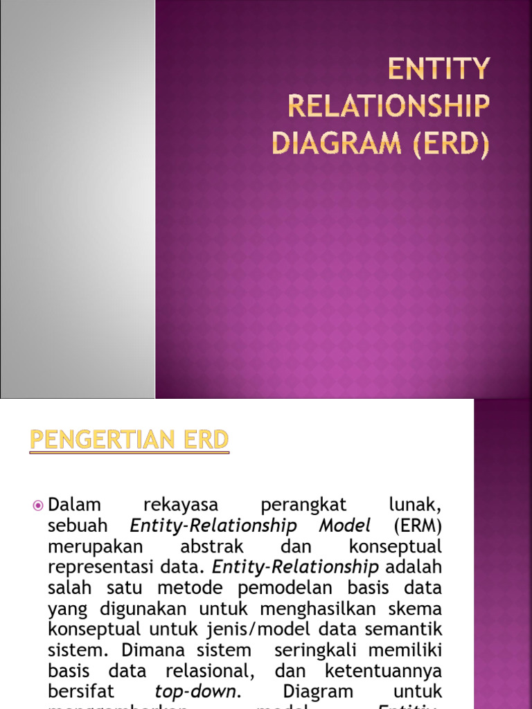 Entity Relationship Diagram Pdf 