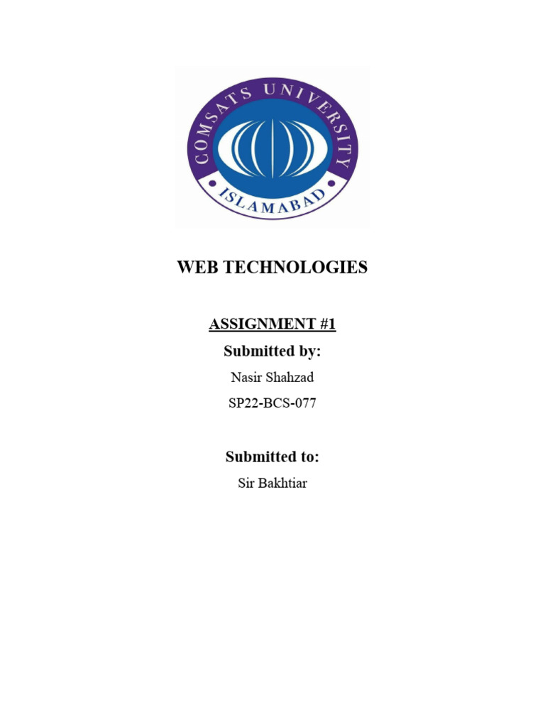 Web Assignment 1 & 2 | PDF | Customer Relationship Management | Typefaces