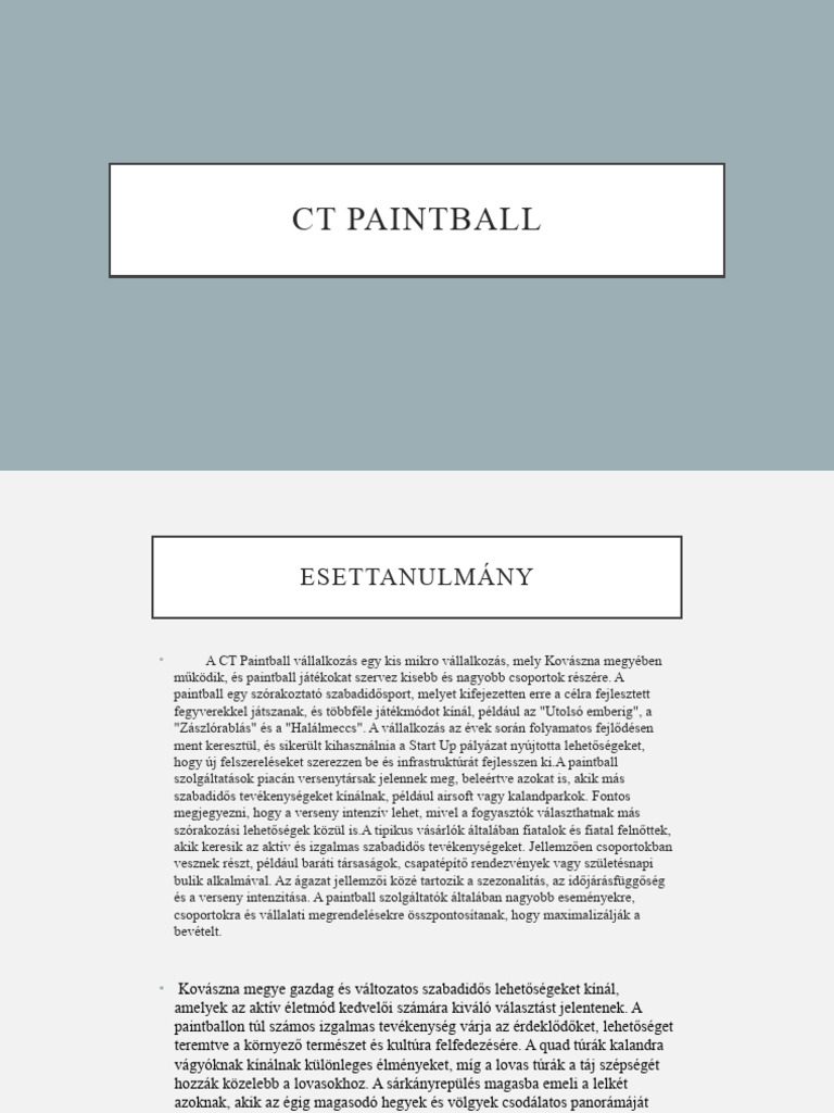 CT Paintball | PDF