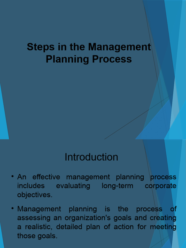 Planning Process | PDF | Expense | Budget