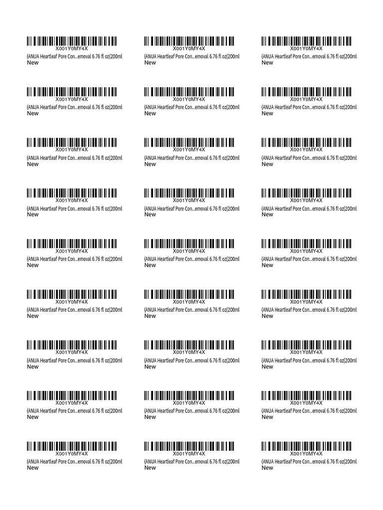 33 Auna Product Lables | PDF