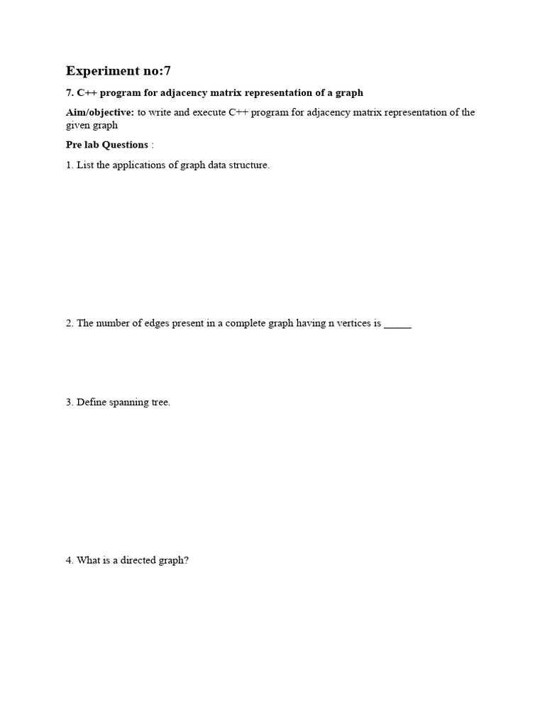 Experiment No 7 Pdf C Theoretical Computer Science 8285
