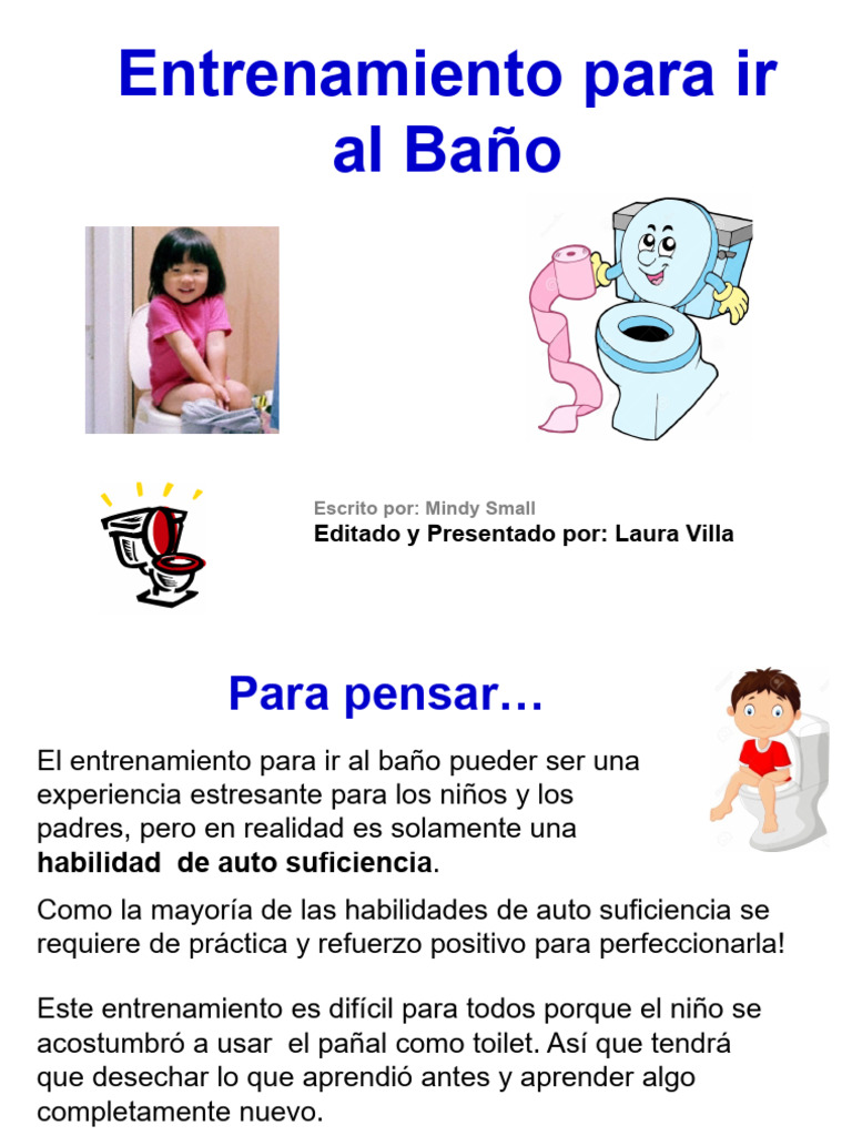 Entrenamiento para ir al baño TEA | PDF | Espectro autista