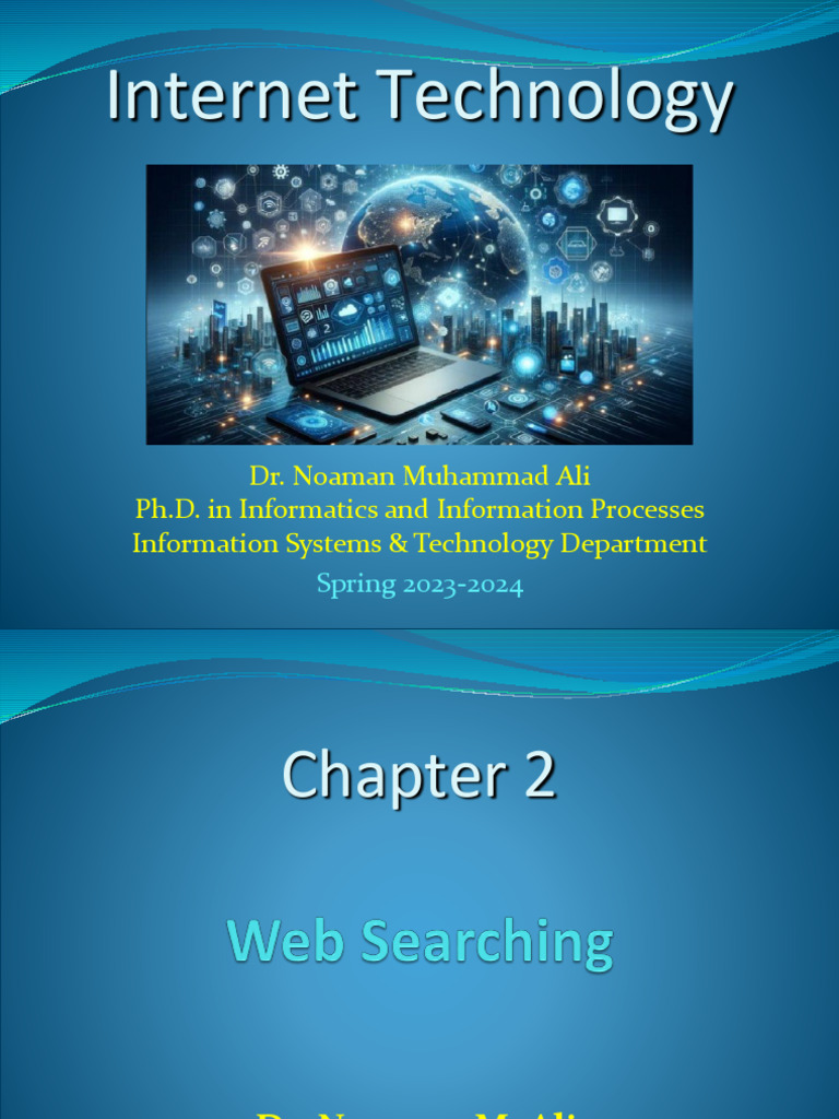 Internet Technology | PDF | Information Retrieval | Search Engine Indexing