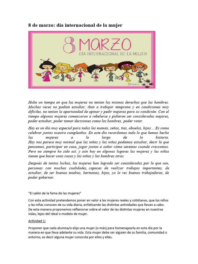 8 de Marzo | PDF