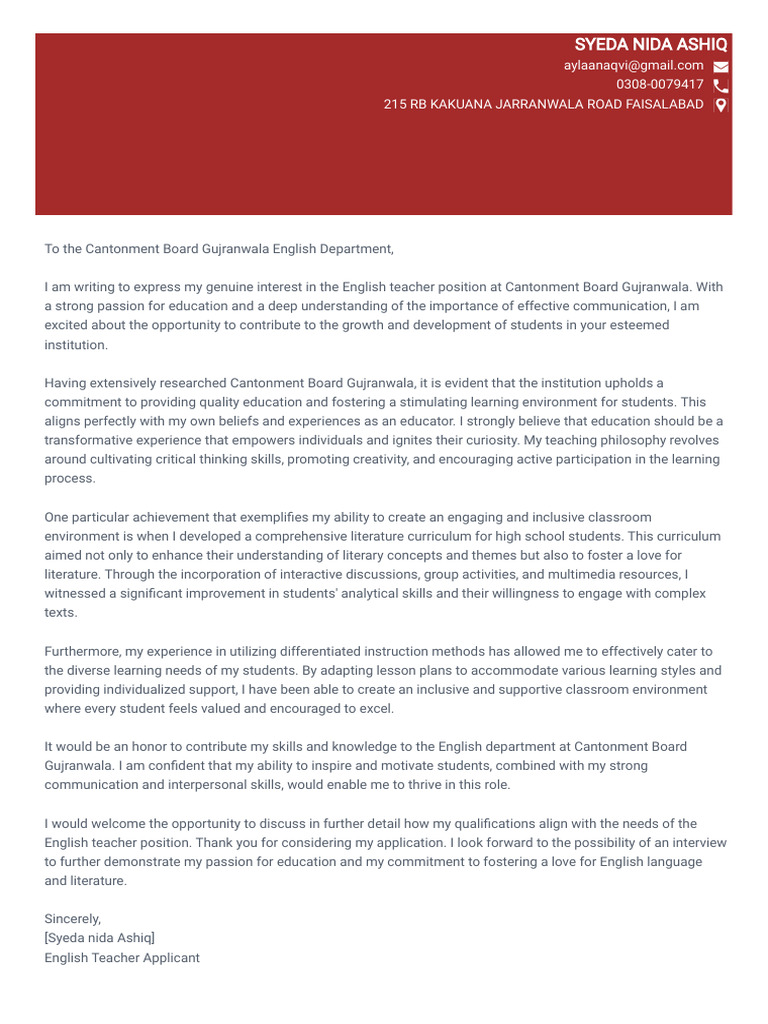 Cv 2024 02 05 115802 Pdf Teachers Learning