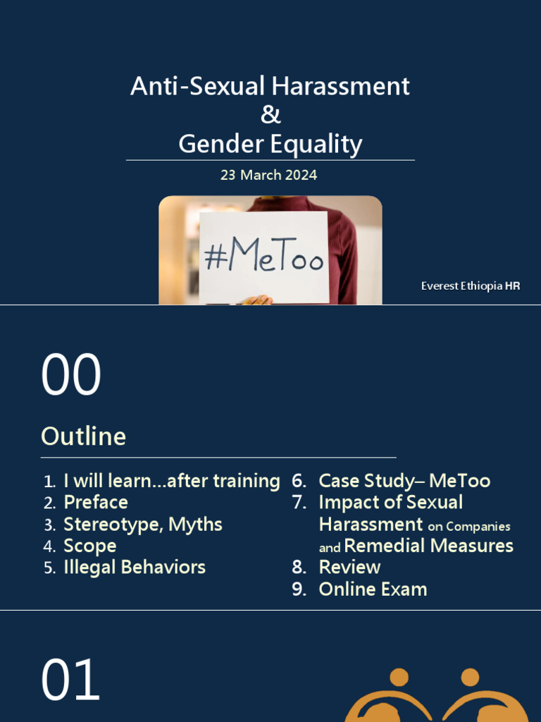 Anti-Sexual Harassement Training 2024march | PDF | Sexual Harassment ...