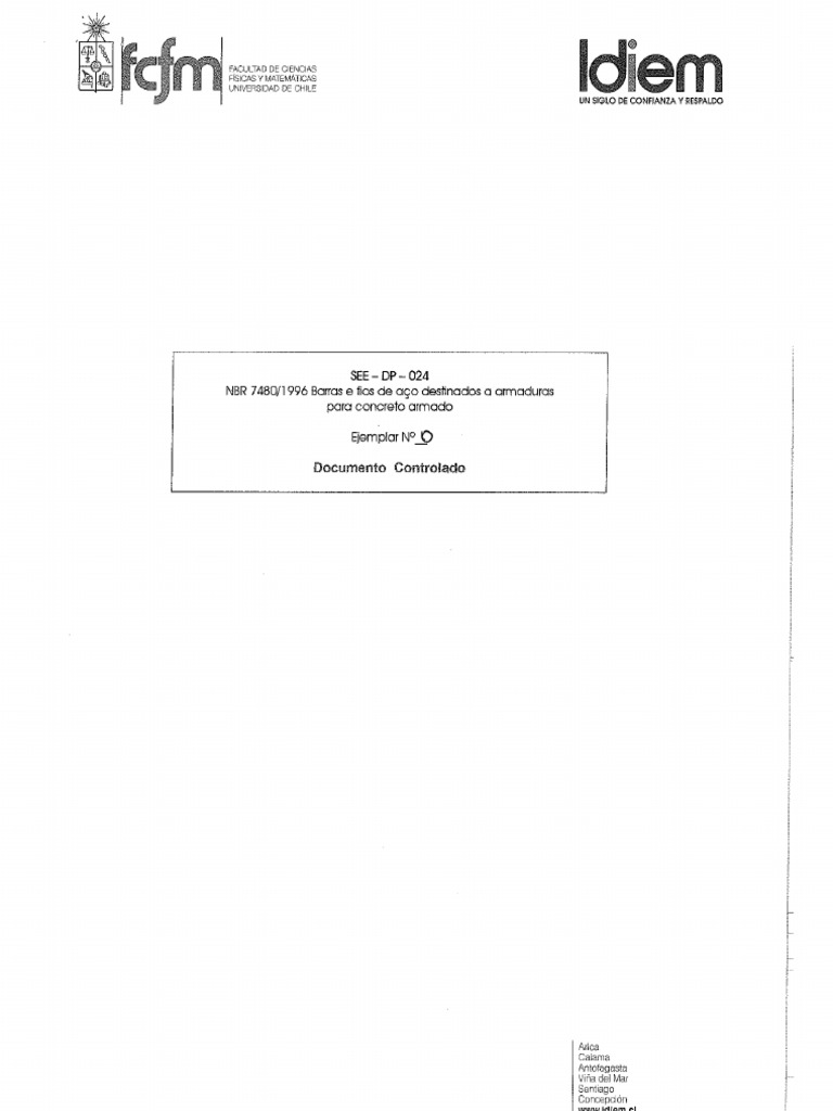 SEE-DP-024 - NBR 7480 96 Requisitos Barras Brasil | PDF