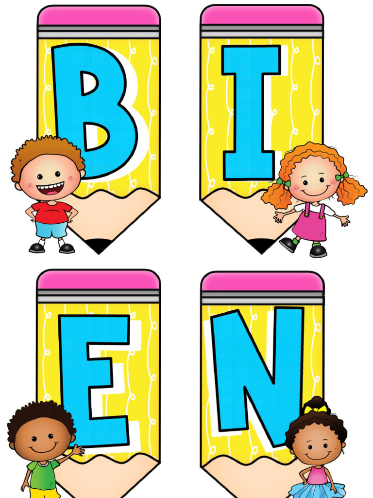 Bienvenidos Lápices para Imprimir | PDF