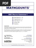 2023 MATHCOUNTS National Competition Results Answer Booklet-1 | PDF