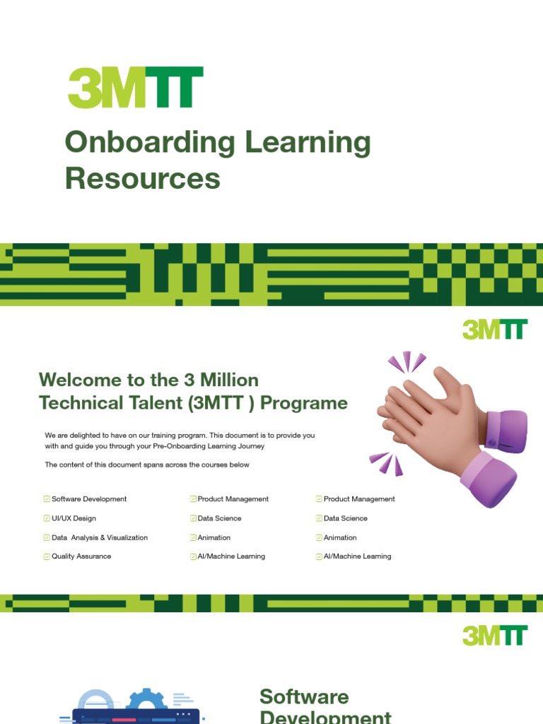 3MTT Onboarding Learning Resources | PDF | Cloud Computing | Computer Security