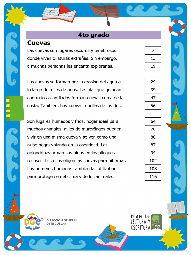 4to Grado Cuevas | PDF