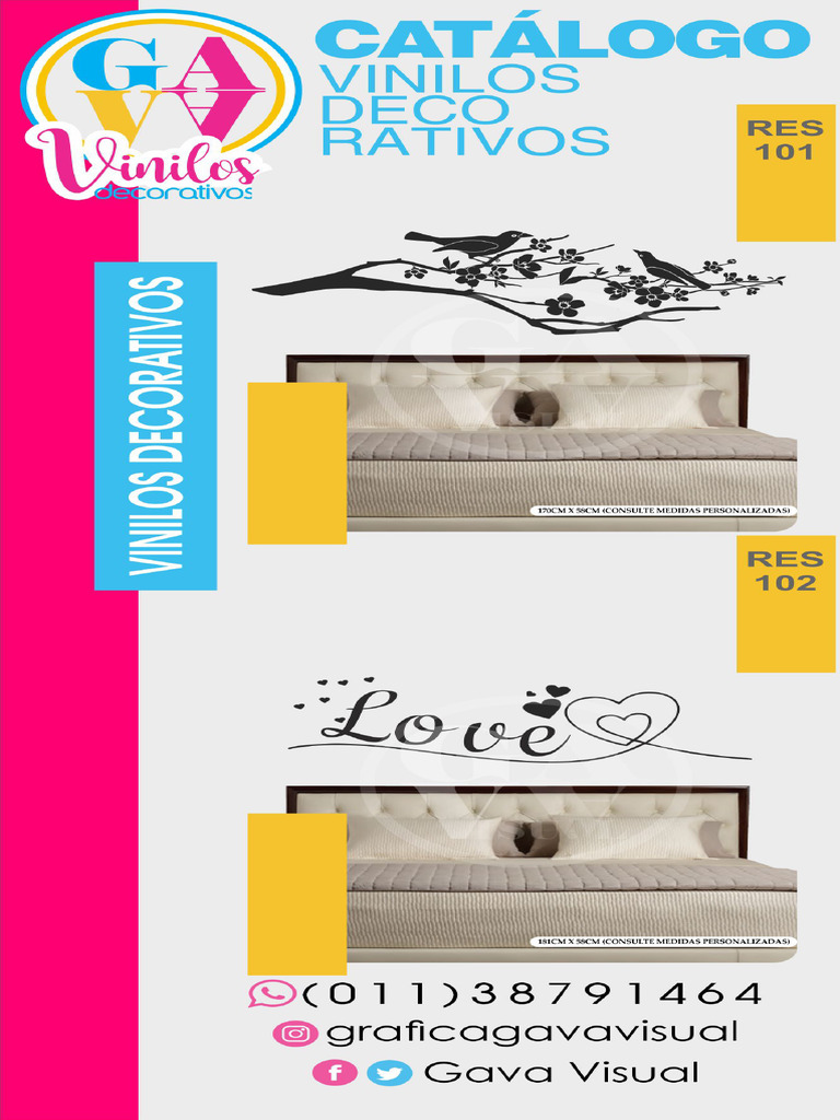 Catalogo Vinilos Decorativos PDF | PDF