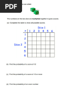 Sample Spaces | PDF | Probability | Spinning (Textiles)