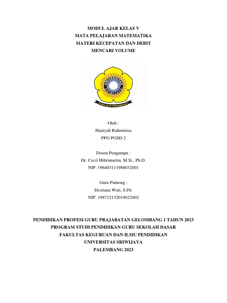 Modul Ajar Siklus 1 | PDF | Karier & Perkembangan | Kesehatan Holistik