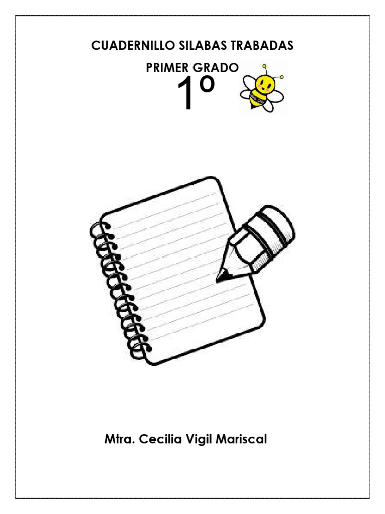 1° Cuadernillo Silabas Trabadas Pdf
