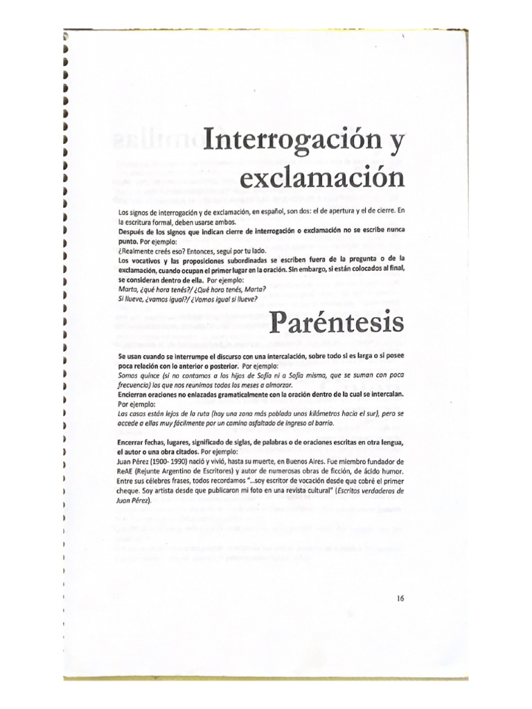 Interrogación y | PDF
