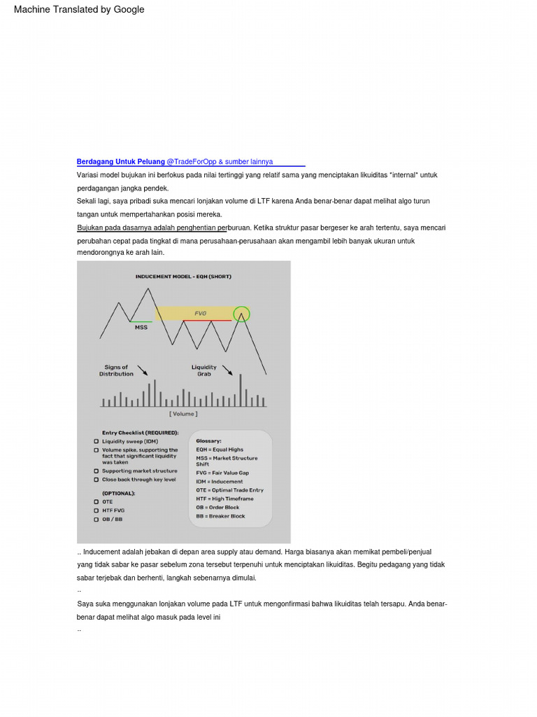 KM Smart Money Concept ICT | PDF