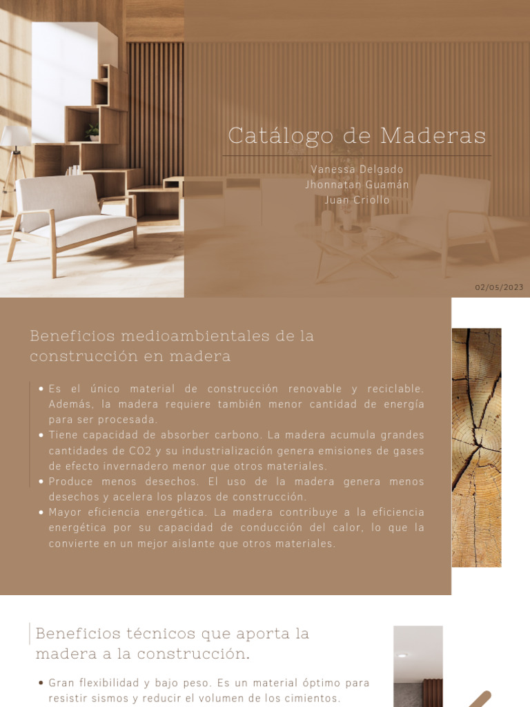 Catálogo Maderas | PDF | Madera | Eucalipto