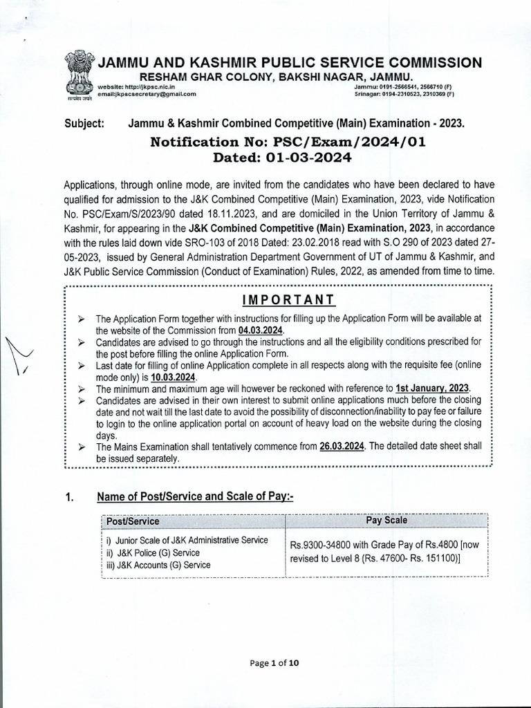 Onlin Applications Are Invited | PDF