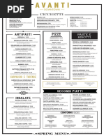 Gianetto Menu 2025 | PDF | Pasta | Pesto