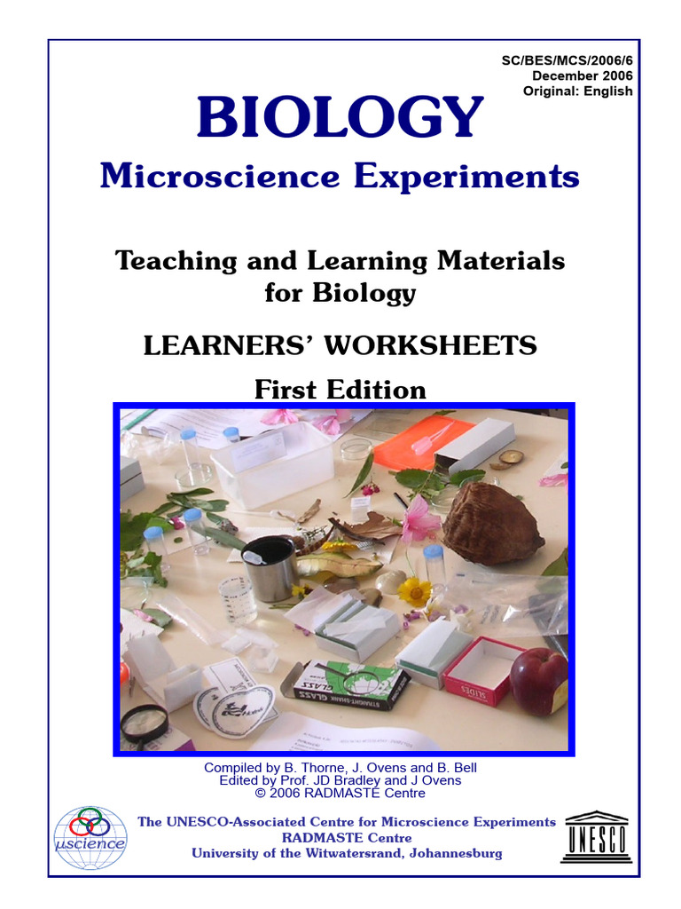 Bio Microkit Student's Book | PDF | Science & Mathematics