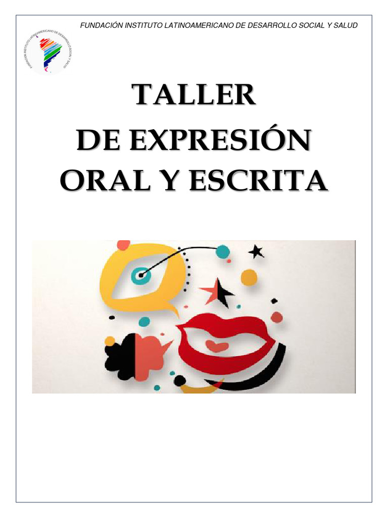 Taller de Expresión Oral y Escrita | PDF | Comunicación | Comunicación ...
