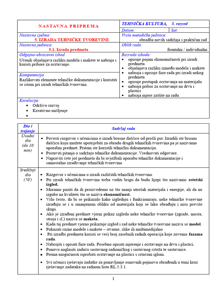 5 2 +izrada+predmeta | PDF