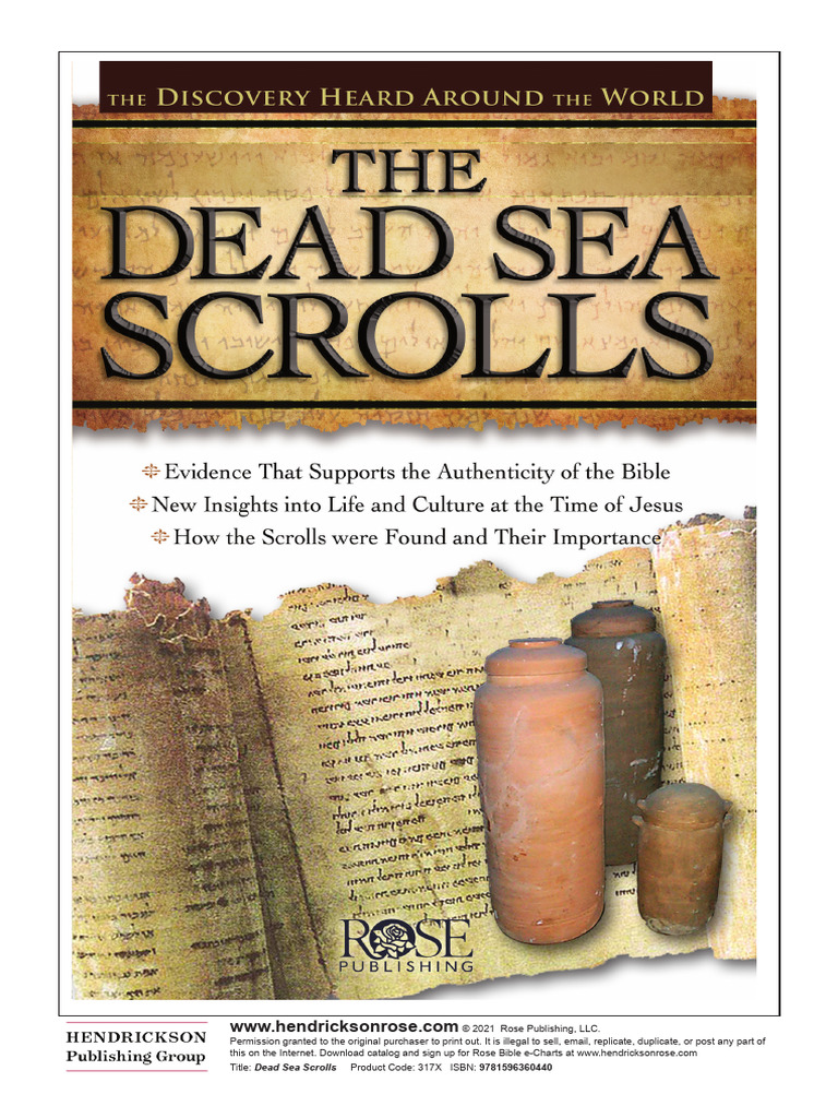 1317X_Rose_DeadSeaScrolls | PDF | Dead Sea Scrolls | Hebrew Bible