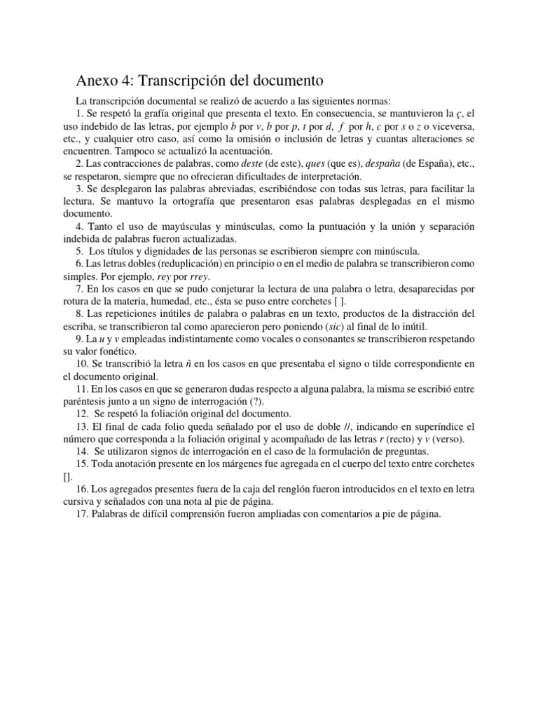 Transcripción Del Documento | PDF