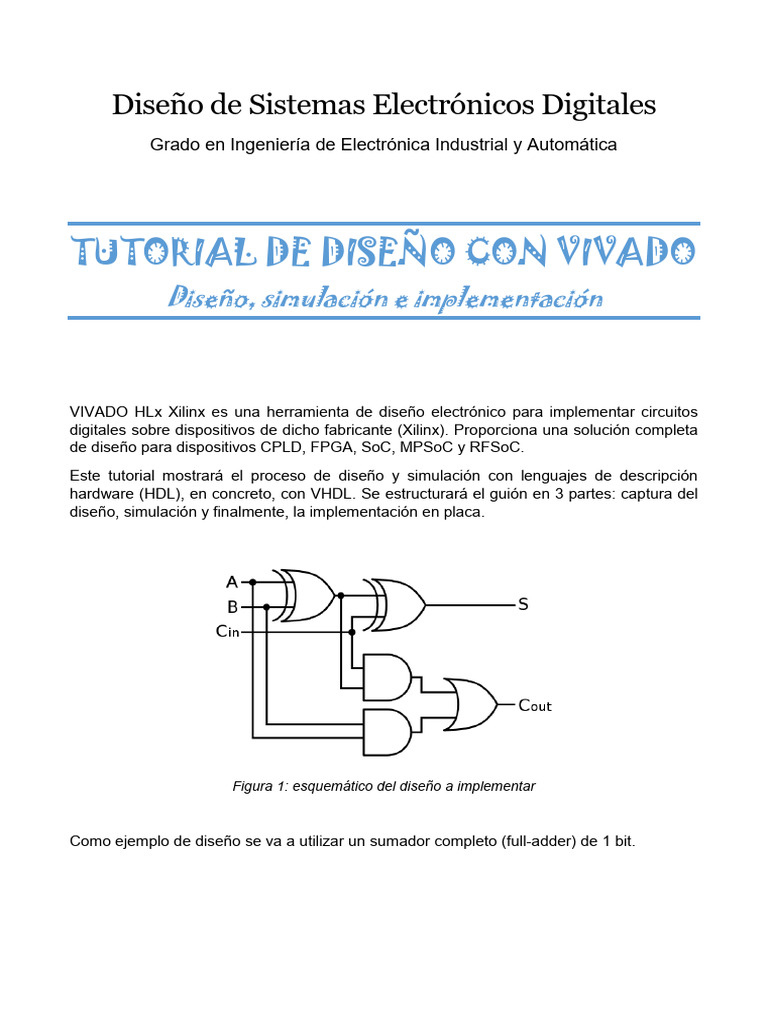 Tutorial de Diseño Con Vivado | PDF | Vhdl | Ventana (informática)