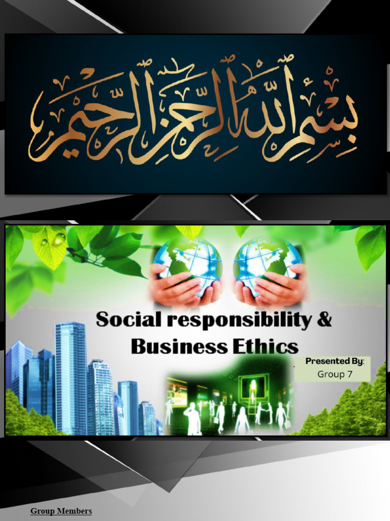 Ethics Final Presentation | PDF | Earth Sciences | Change